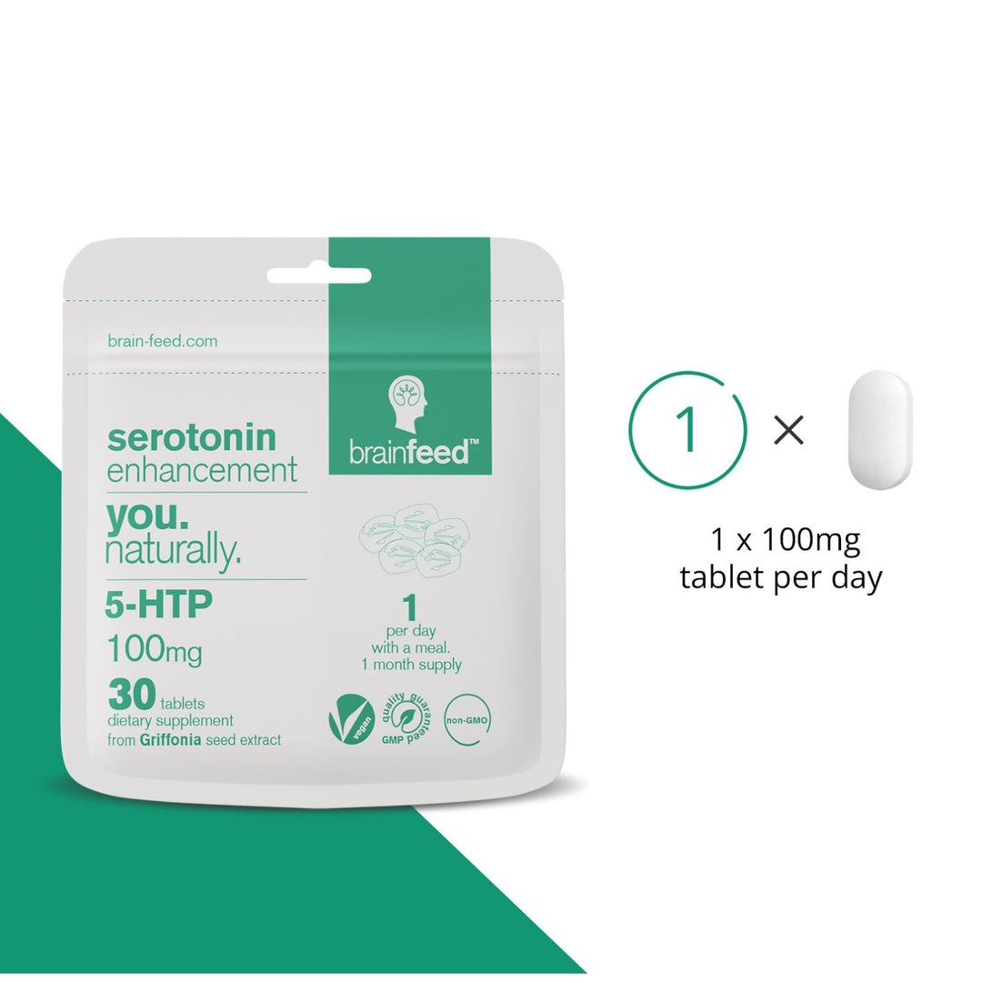 5 htp Serotonin Enhancement. Natural 5htp 100mg tablet |Griffonia seed ...